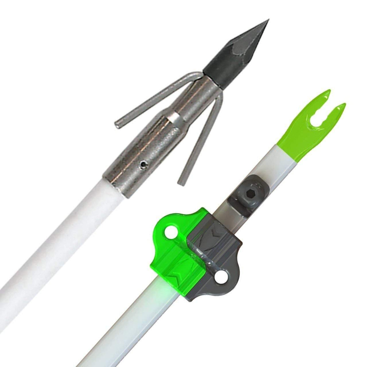 Muzzy Classic White Fish Arrow w/ Carp Point & Bottle Slide | James ...