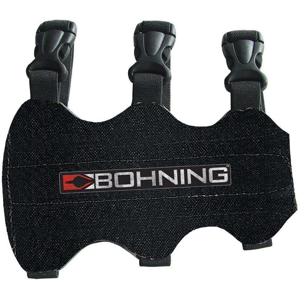Bohning Archery 3 Strap Armguard (Black) | James River Archery